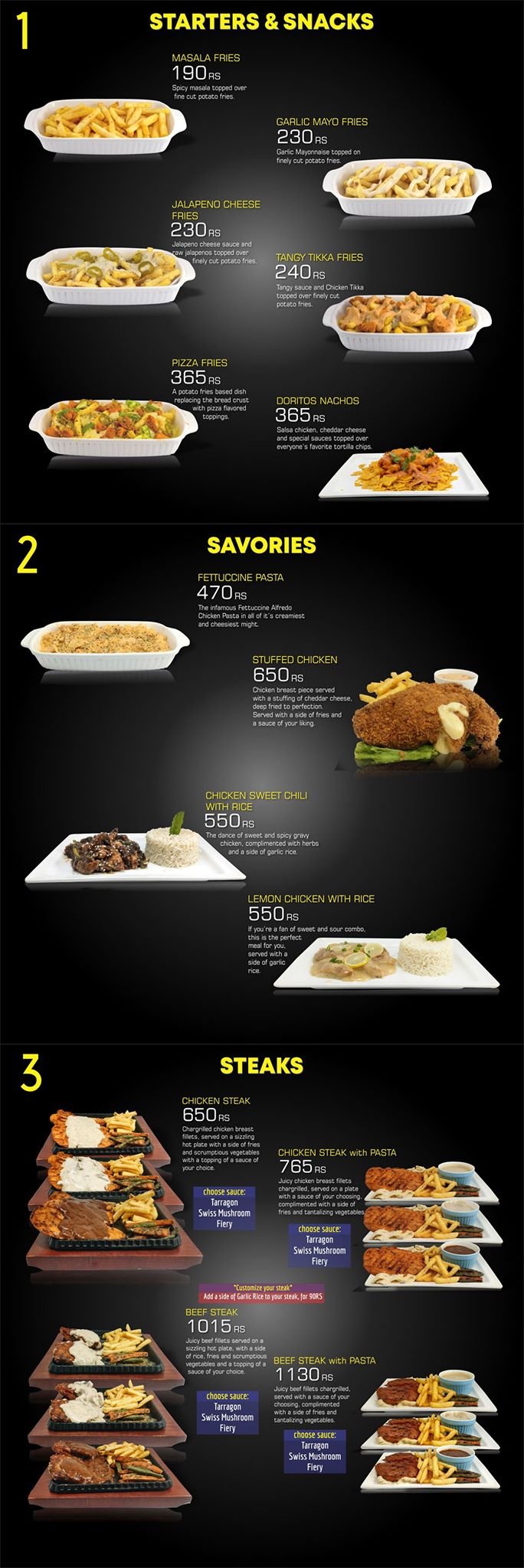 Cafe Serenity Menu - Food Pakistan