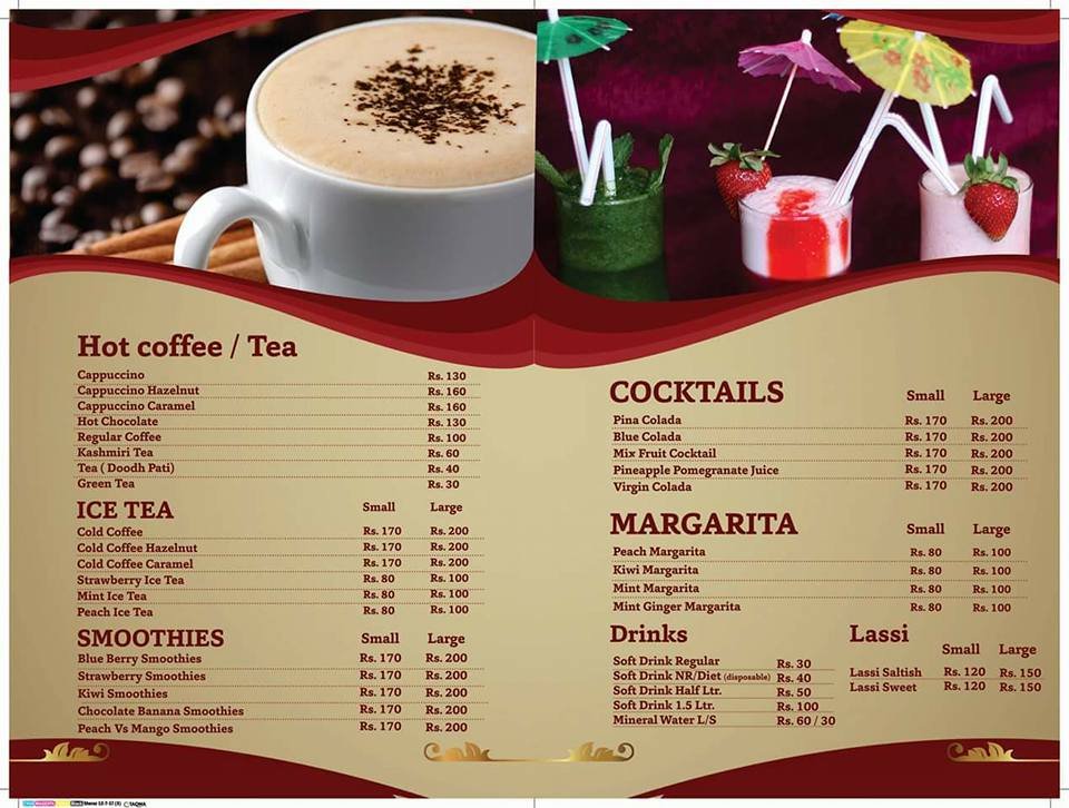 Saffron Foodies Menu - Food Pakistan