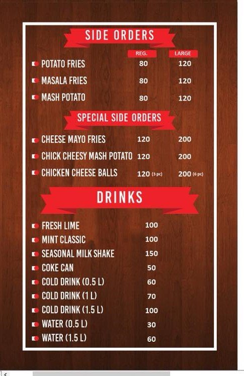 Arabian Bites Menu - Food Pakistan